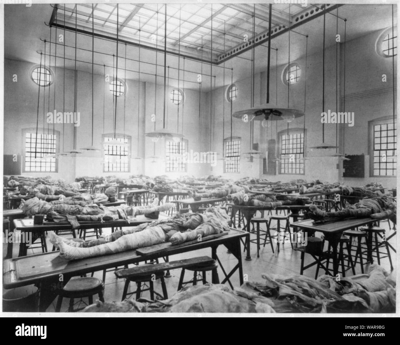 Dissecting room, Jefferson Medical College [Philadelphia] Stock Photo ...