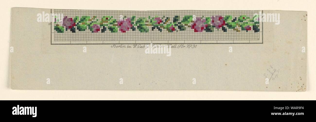 Drawing, Design for Berlin Wool Work, ca. 1860 Stock Photo - Alamy