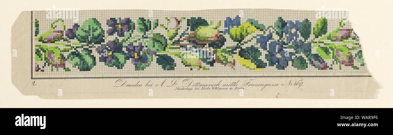 Drawing, Design for Berlin Wool Work, ca. 1860 Stock Photo - Alamy