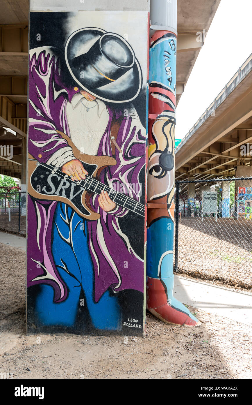 Distinctive urban art in Deep Ellum, a neighborhood composed largely of ...