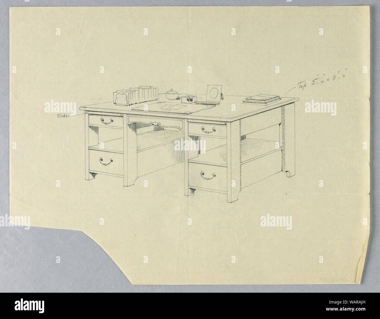 Drawing design library table hi-res stock photography and images - Alamy