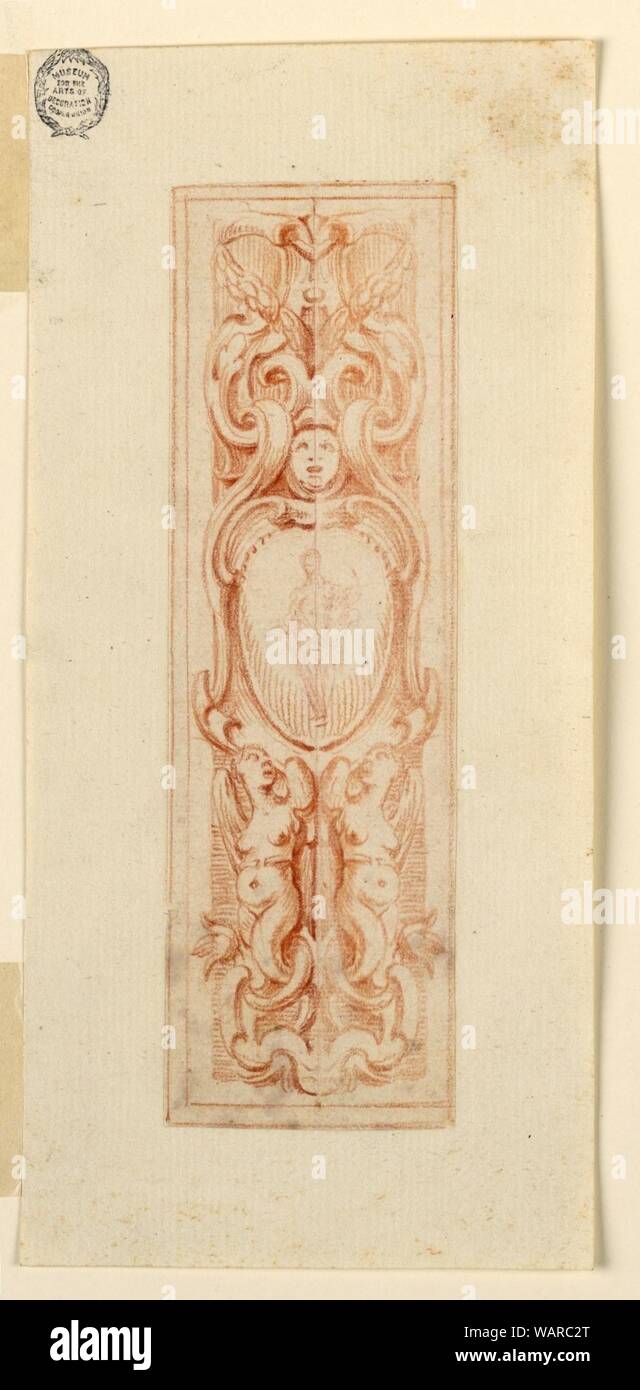 Drawing, Design for Stucco Decorations of Panels, mid- 18th century ...