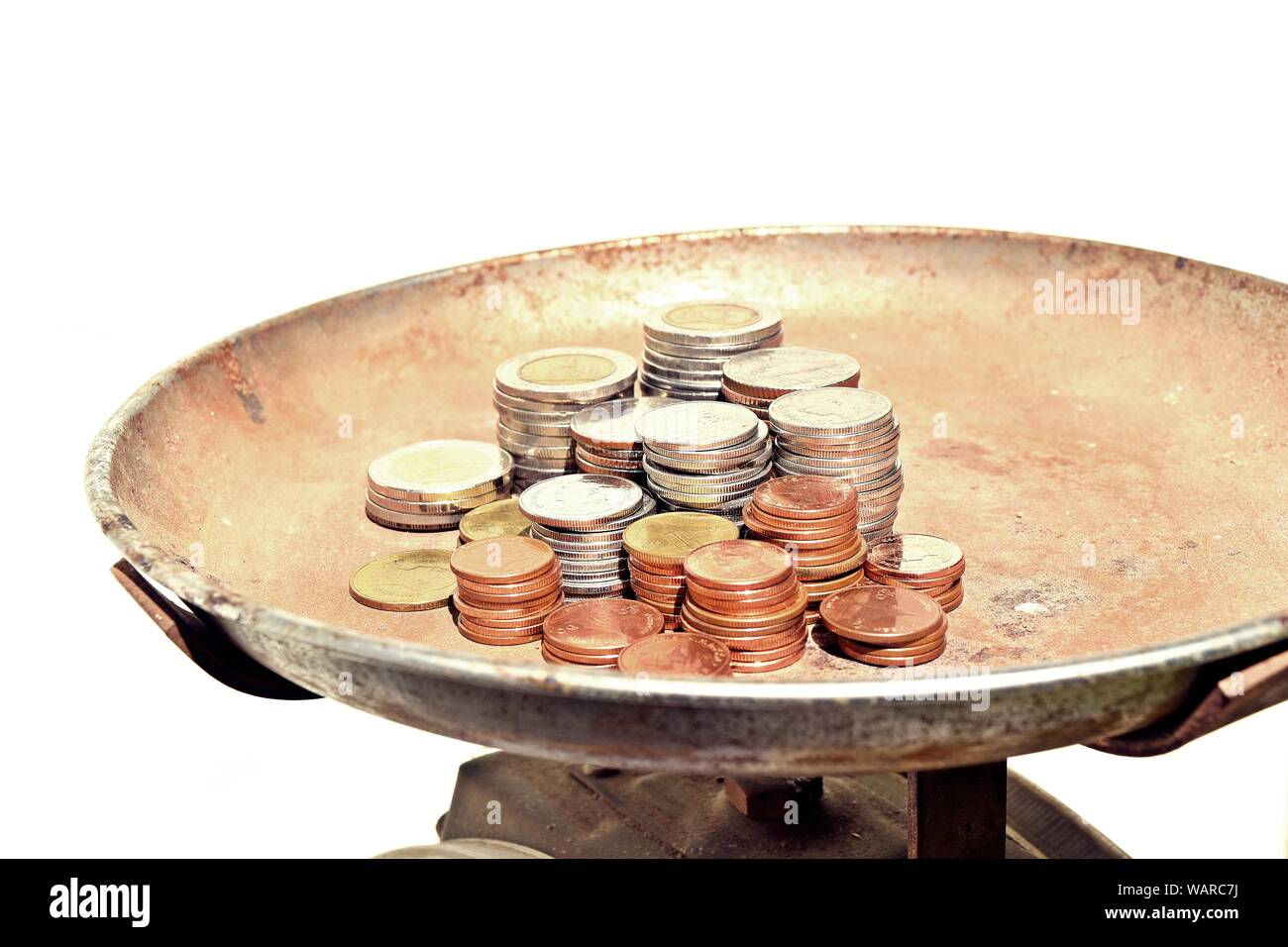 Vintage banking scales hi-res stock photography and images - Alamy