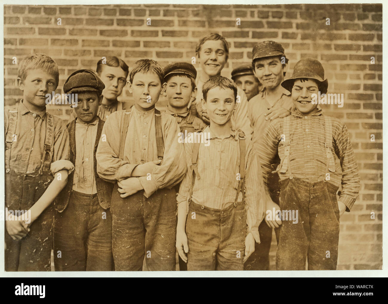 Doffer boys in Georgia Cotton Mill. Abstract: Photographs from the ...