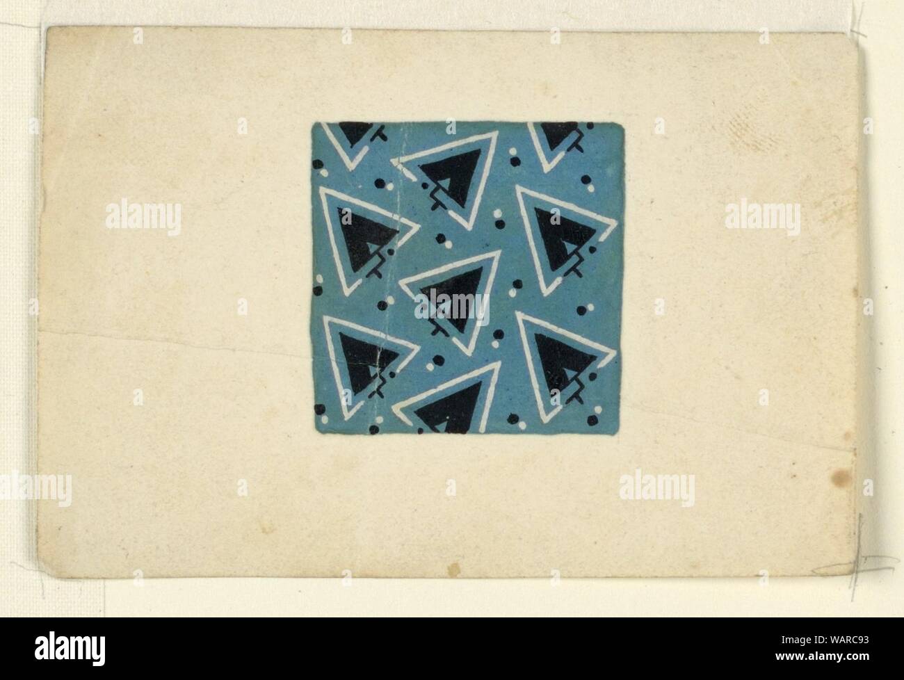 Drawing, Design for Textile, ca. 1808–10 Stock Photo - Alamy
