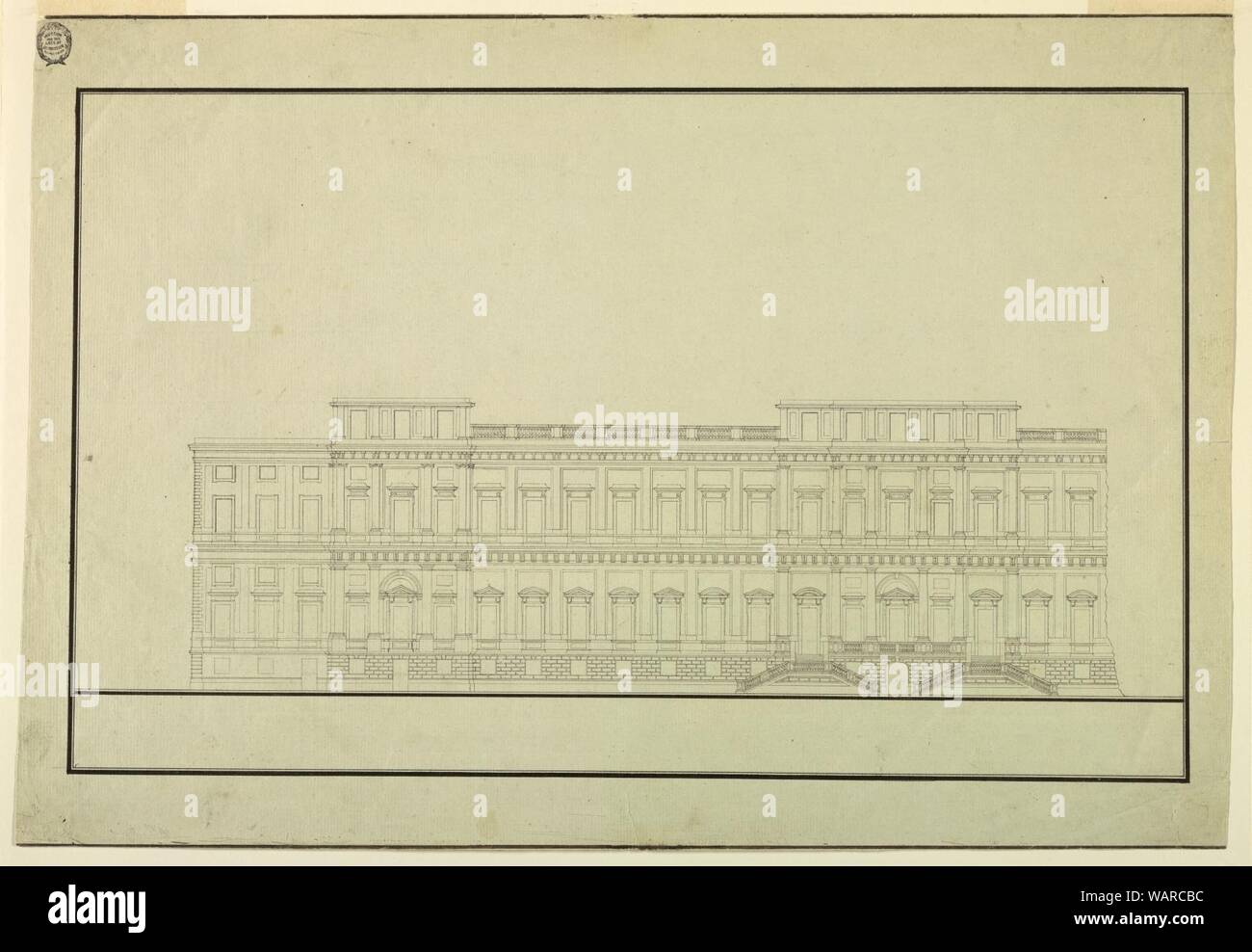 Drawing, Design for the Elevation of a Public Building, late 18th ...