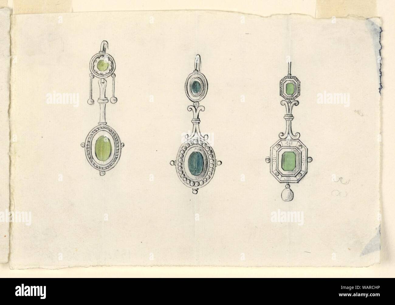 Three earrings hi-res stock photography and images - Alamy