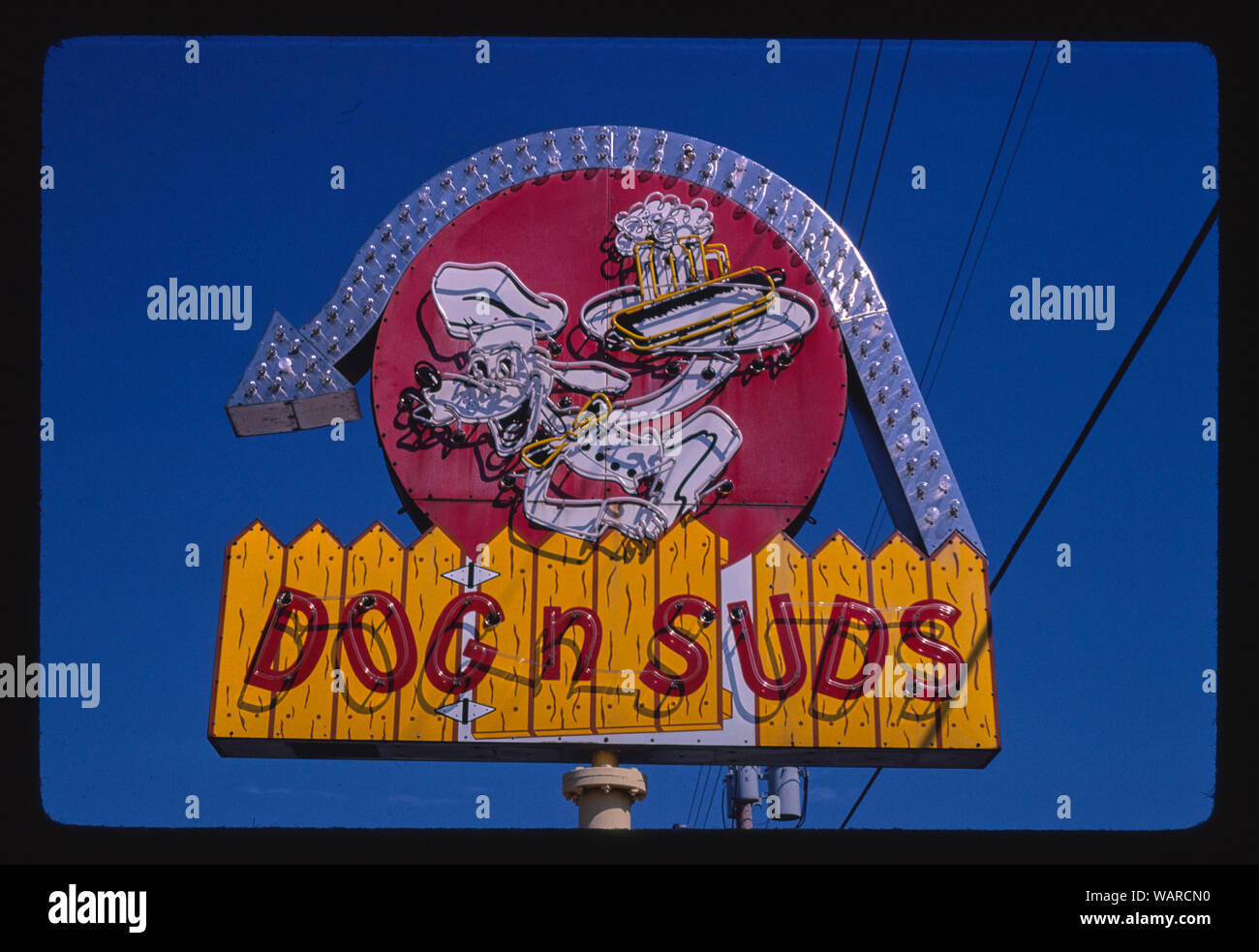 Dog n Suds sign, Route 19A, Dunedin, Florida Stock Photo - Alamy