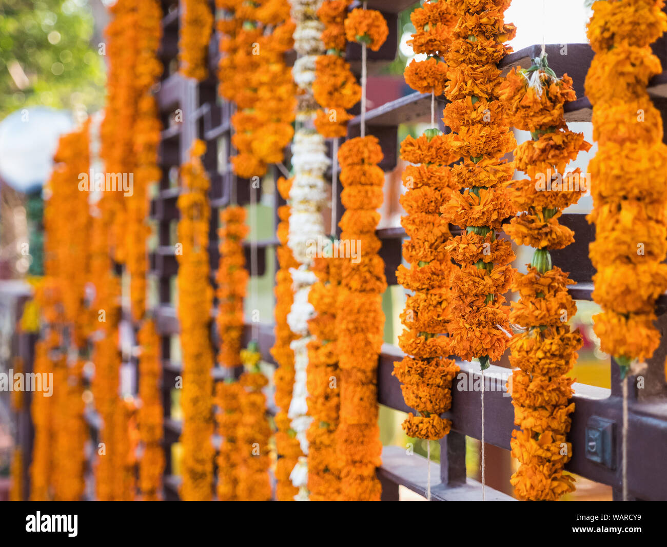 Indian Marigold Flower Decoration