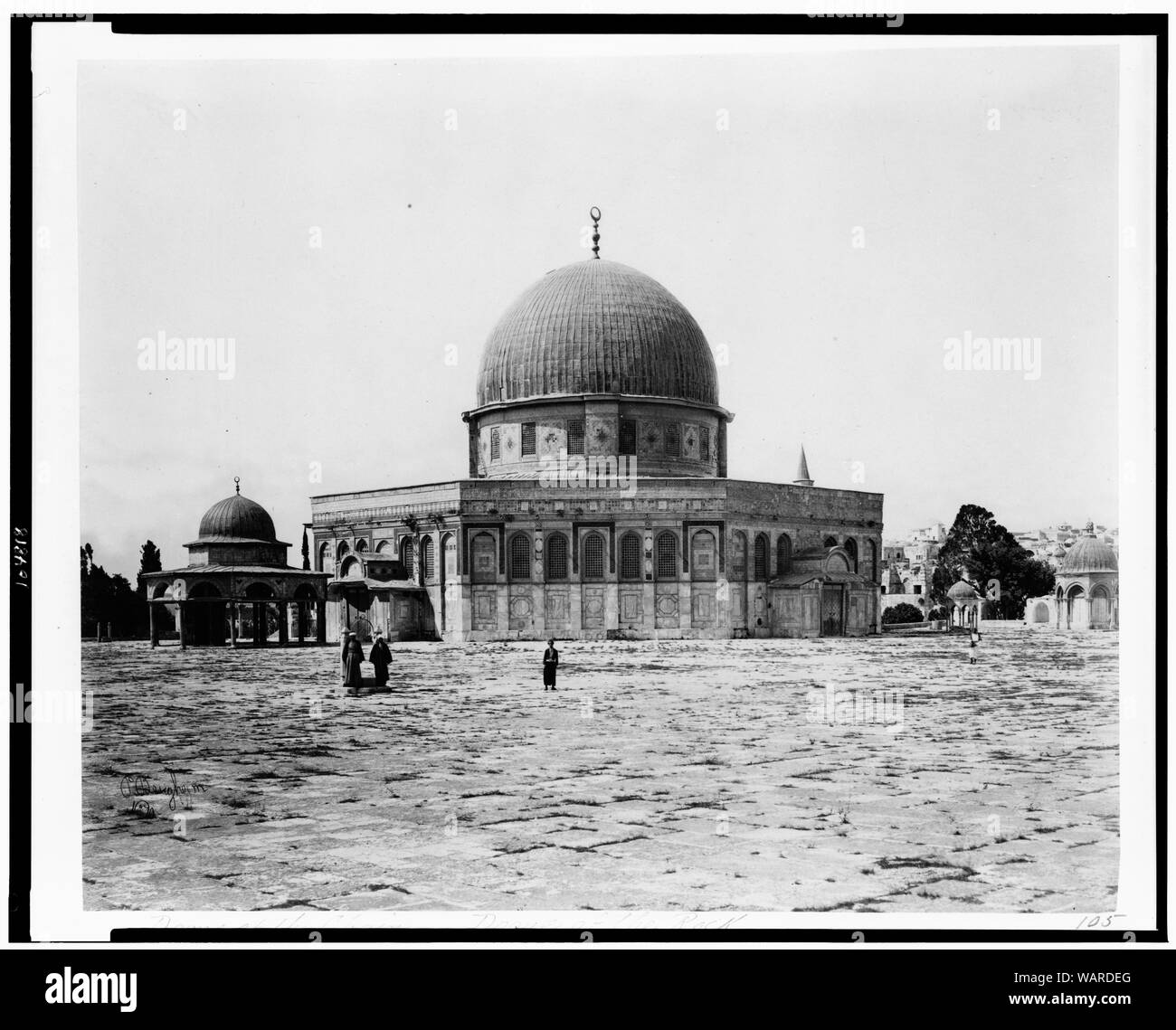 Dome of the Chain - Dome of the Rock] / P. Bergheim Stock Photo - Alamy