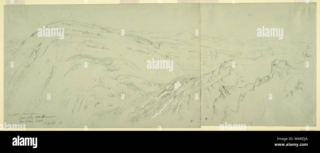 Drawing, Distant View of Damascus, Syria, May 7, 1868 Stock Photo - Alamy