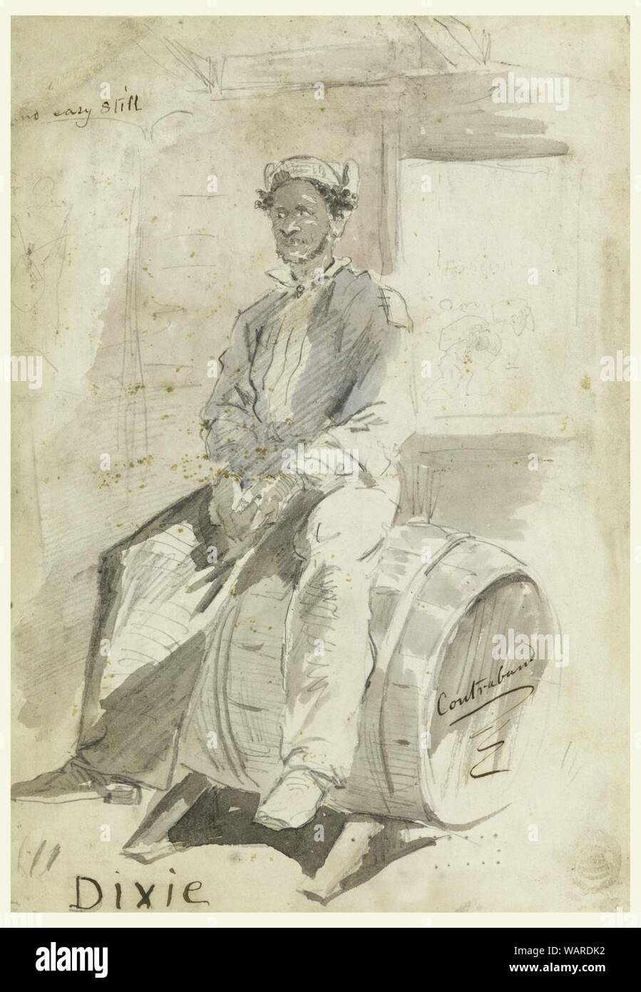 Drawing, Dixie, 1861 Stock Photo - Alamy