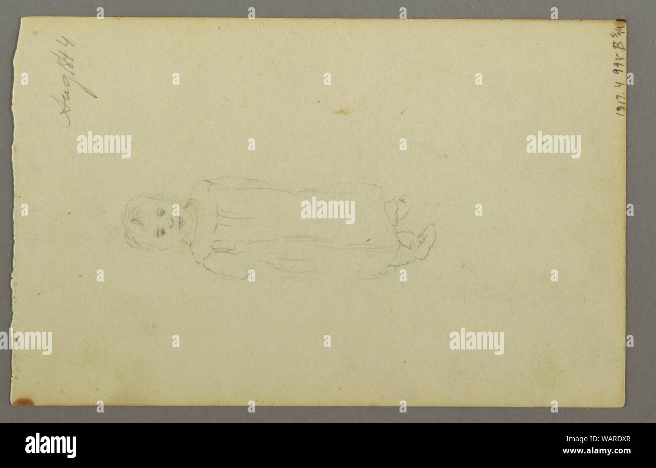 Drawing, Edge of Wood, 1844 Stock Photo - Alamy