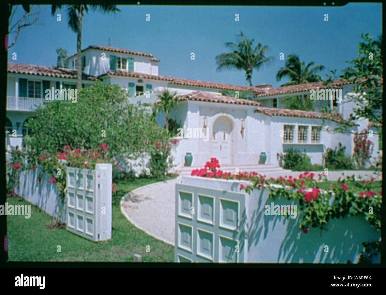 Don A. Davis, residence in Miami Beach Stock Photo - Alamy