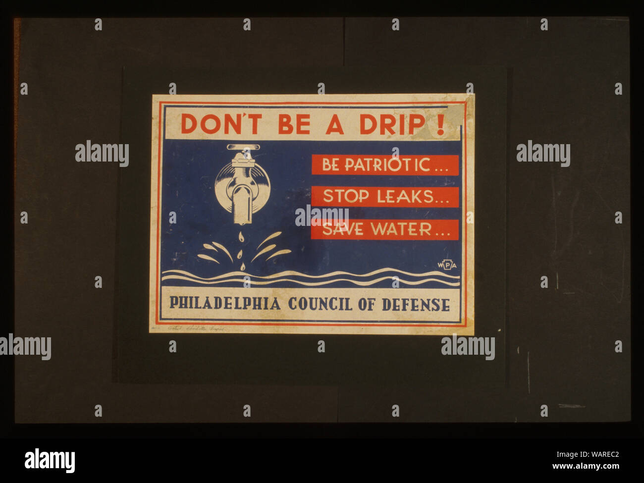 Saving water poster hi-res stock photography and images - Alamy