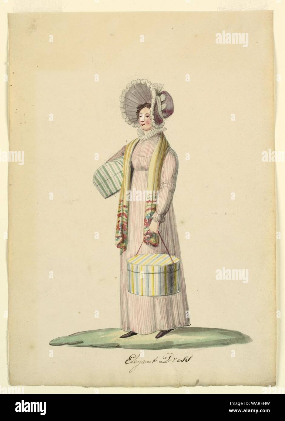 1820 dress hi-res stock photography and images - Alamy