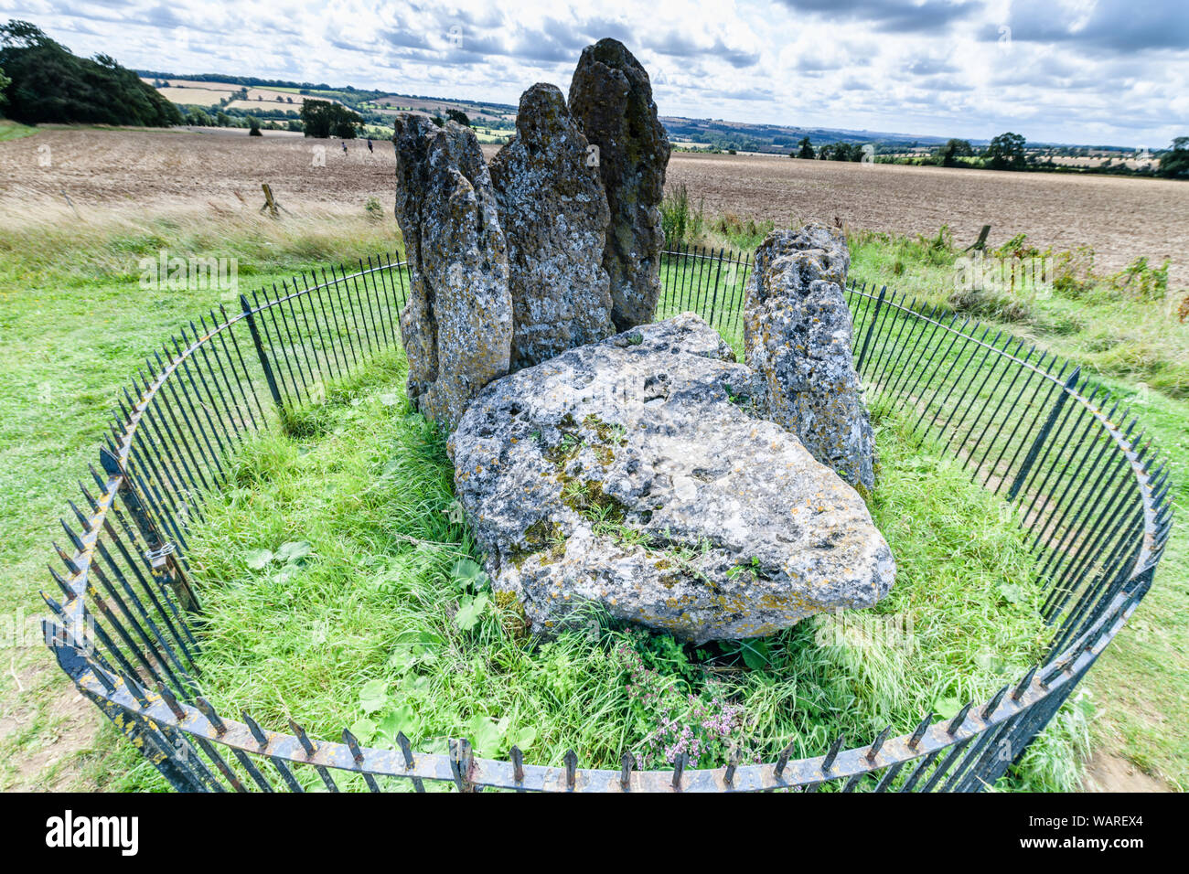 The Whispering Knights Standing Stones Stock Photo - Alamy