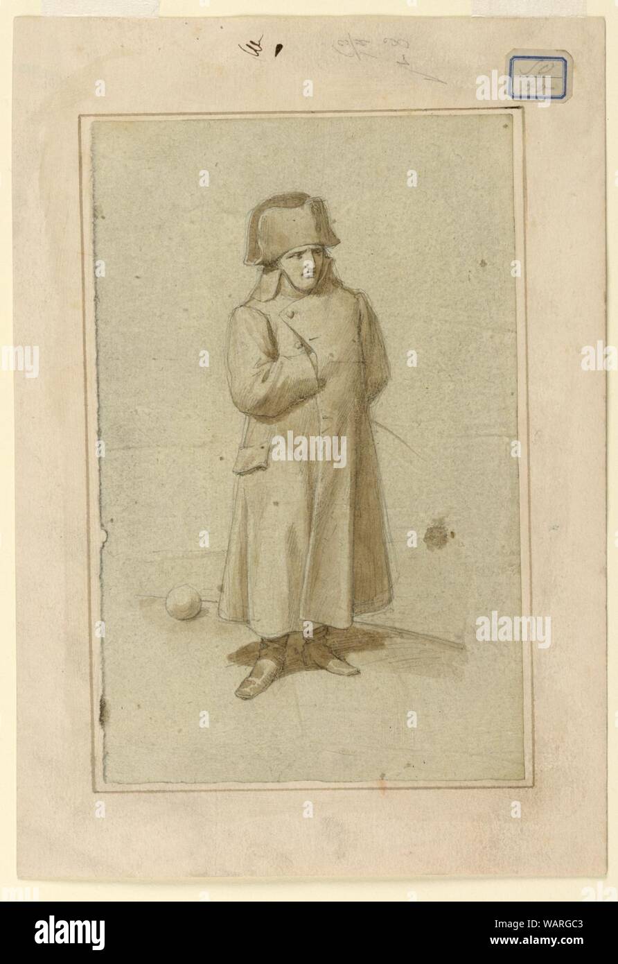 Drawing, General Napoleon Bonapart, 1790–1815 Stock Photo - Alamy