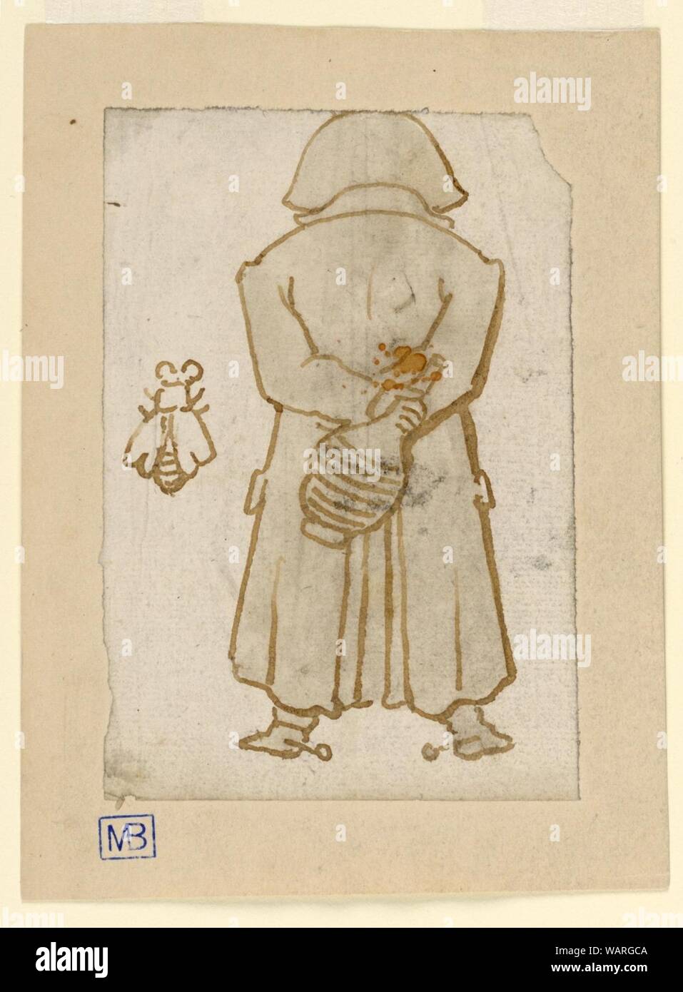 Drawing, General Napoleon Bonapart, 1790–1815 Stock Photo - Alamy