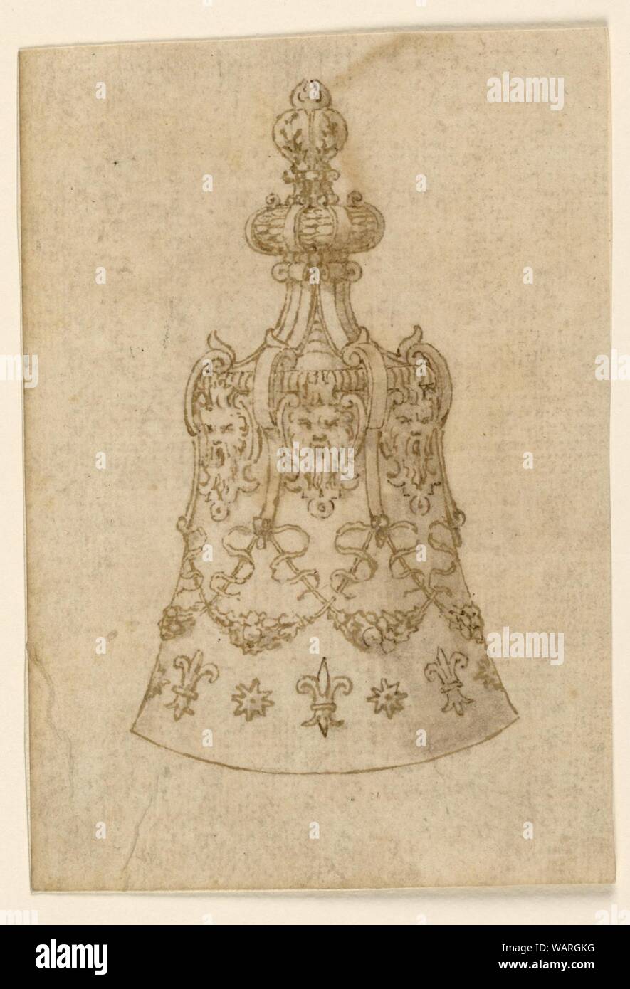 Drawing, Hand bell, 1800–1825 Stock Photo - Alamy