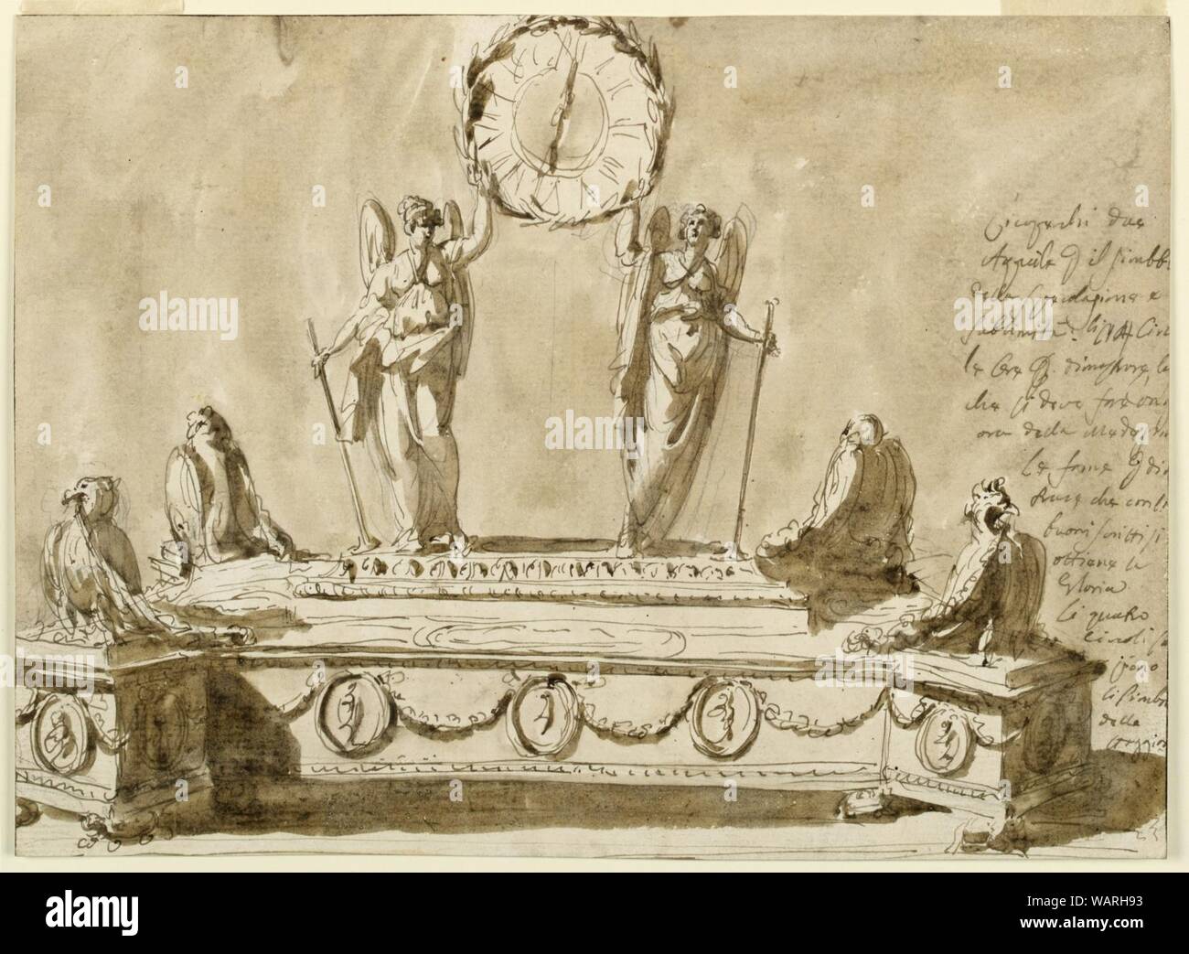 Drawing, Inkstand, 1775–1800 Stock Photo - Alamy