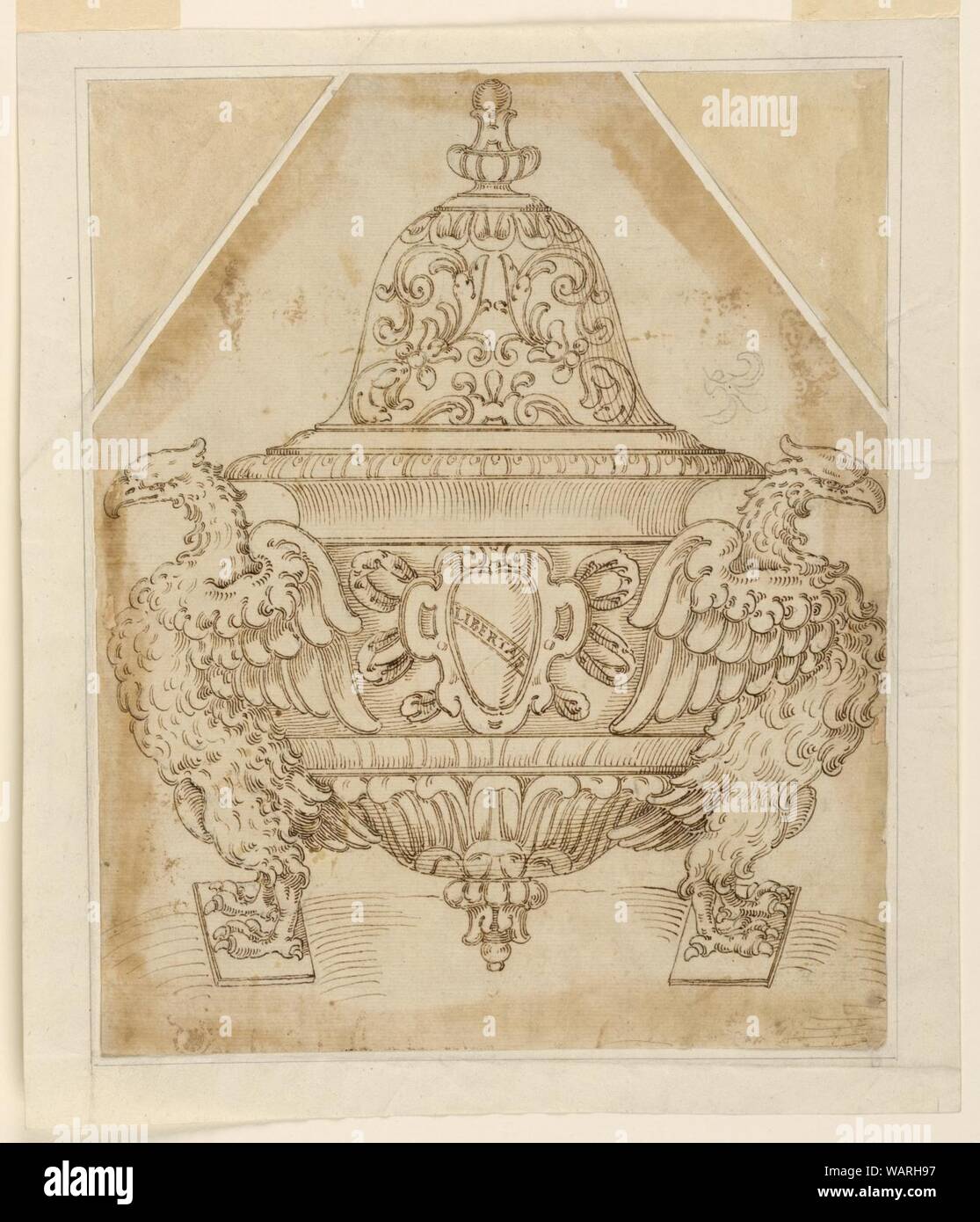 Drawing, Inkstand, 1625–50 Stock Photo - Alamy