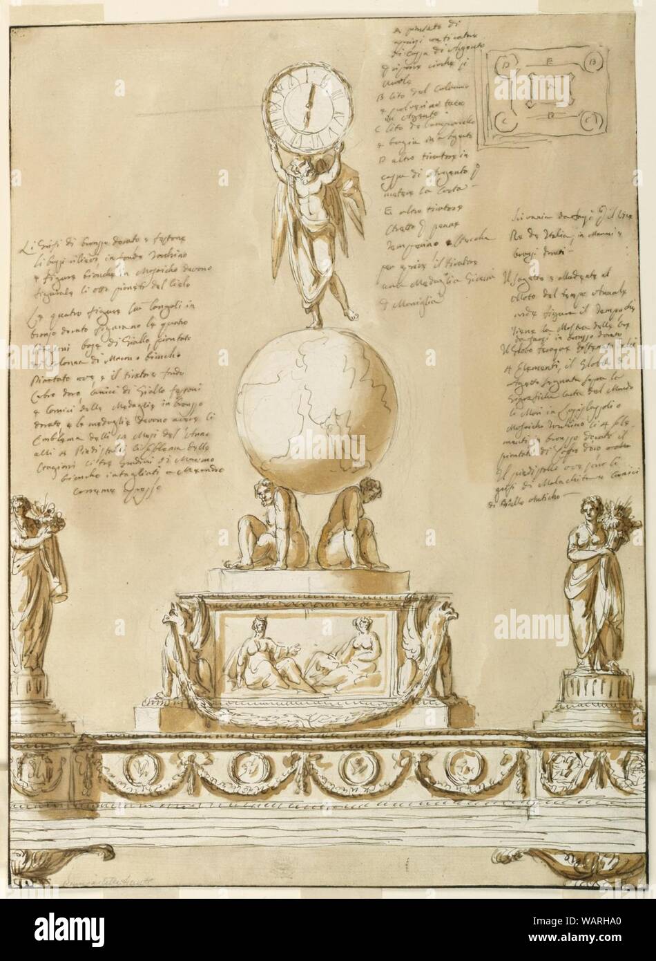 Drawing, Inkstand for the Viceroy Eugene de Beauharnais of Italy, ca ...