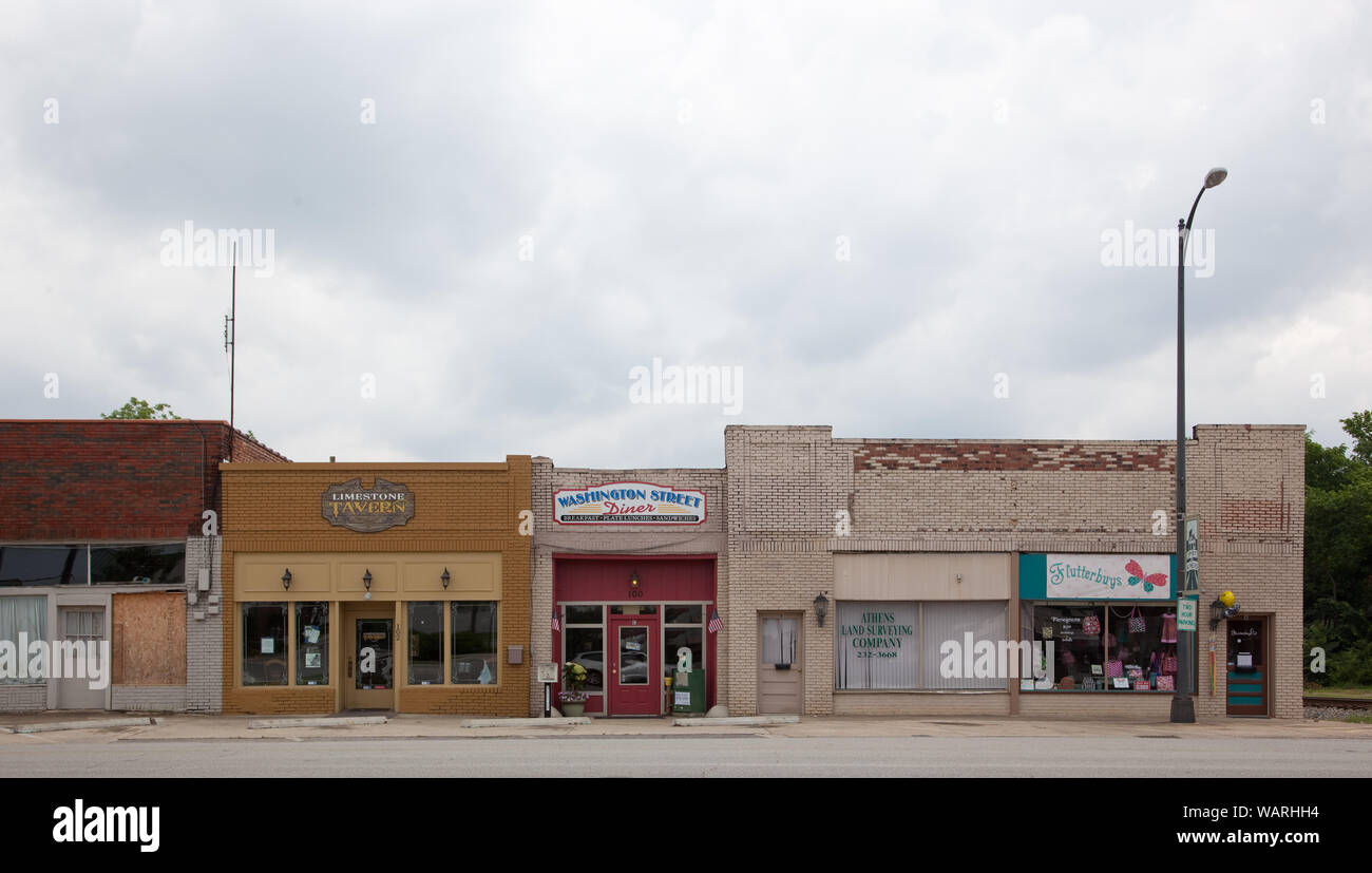 Downtown Athens, Alabama Stock Photo - Alamy