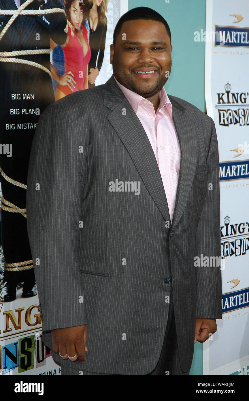 Anthony Anderson at the Los Angeles Premiere of "King's Ransom" held at ...