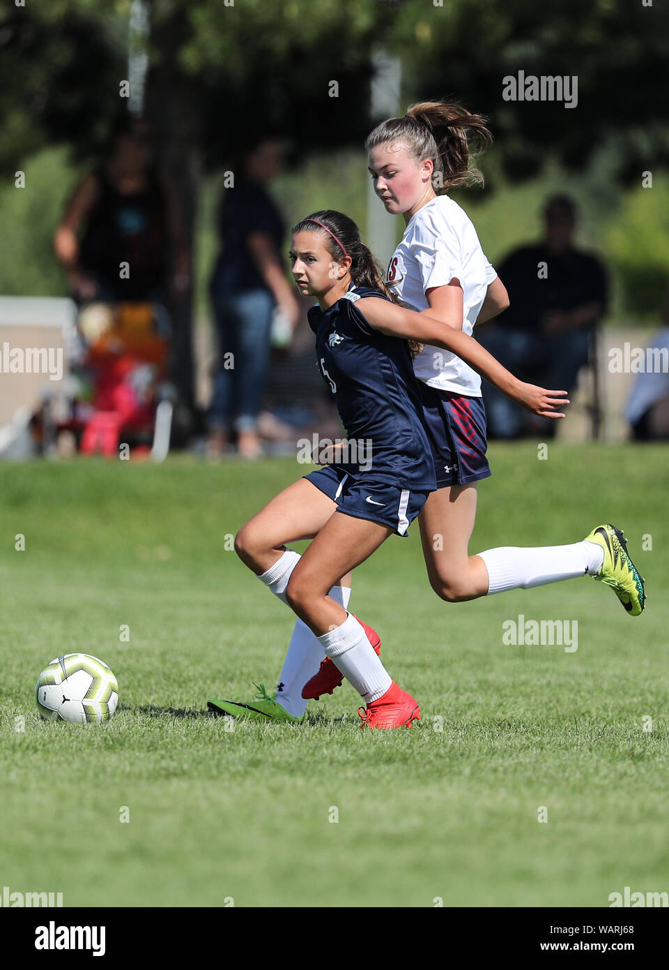 Girls soccer action with Lake City High School vs. Coeur d'Alene ...