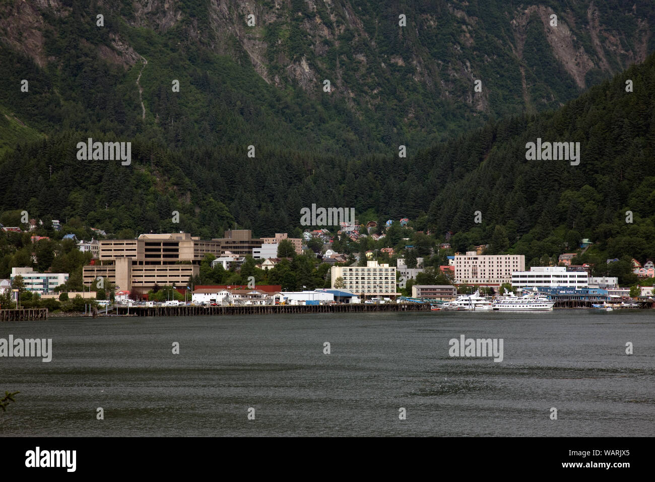 Downtown view, Juneau, Alaska Stock Photo - Alamy