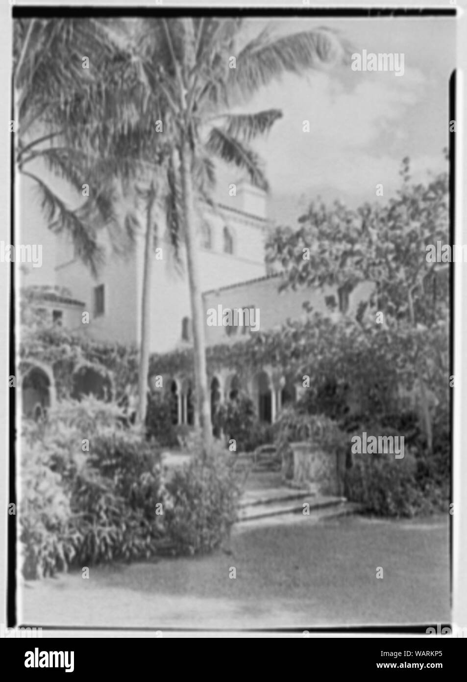 Dr. Alexander Hamilton Rice, residence in Palm Beach, Florida Stock ...
