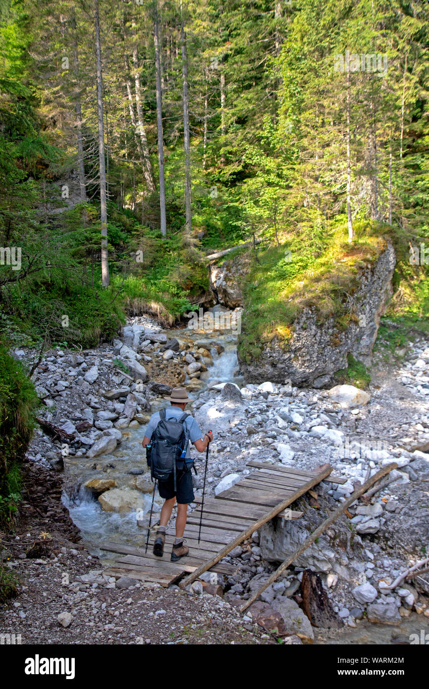 Dolomites bridge hi-res stock photography and images - Alamy