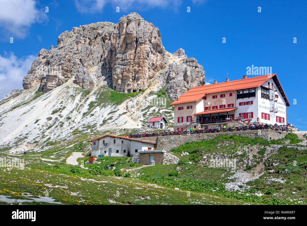 Rifugio locatelli mountain refuge hi-res stock photography and images ...