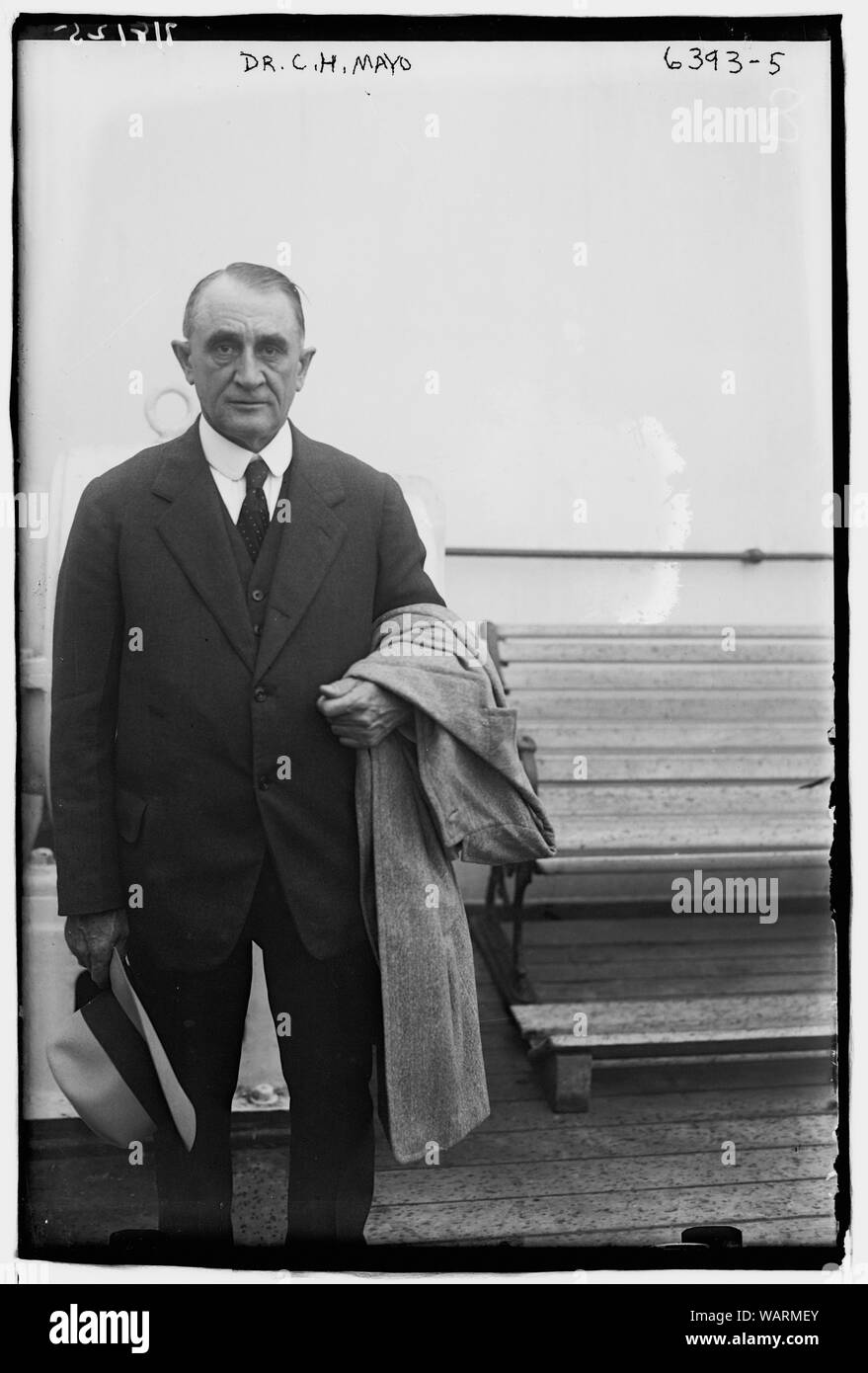 Dr. C.H. Mayo Stock Photo - Alamy
