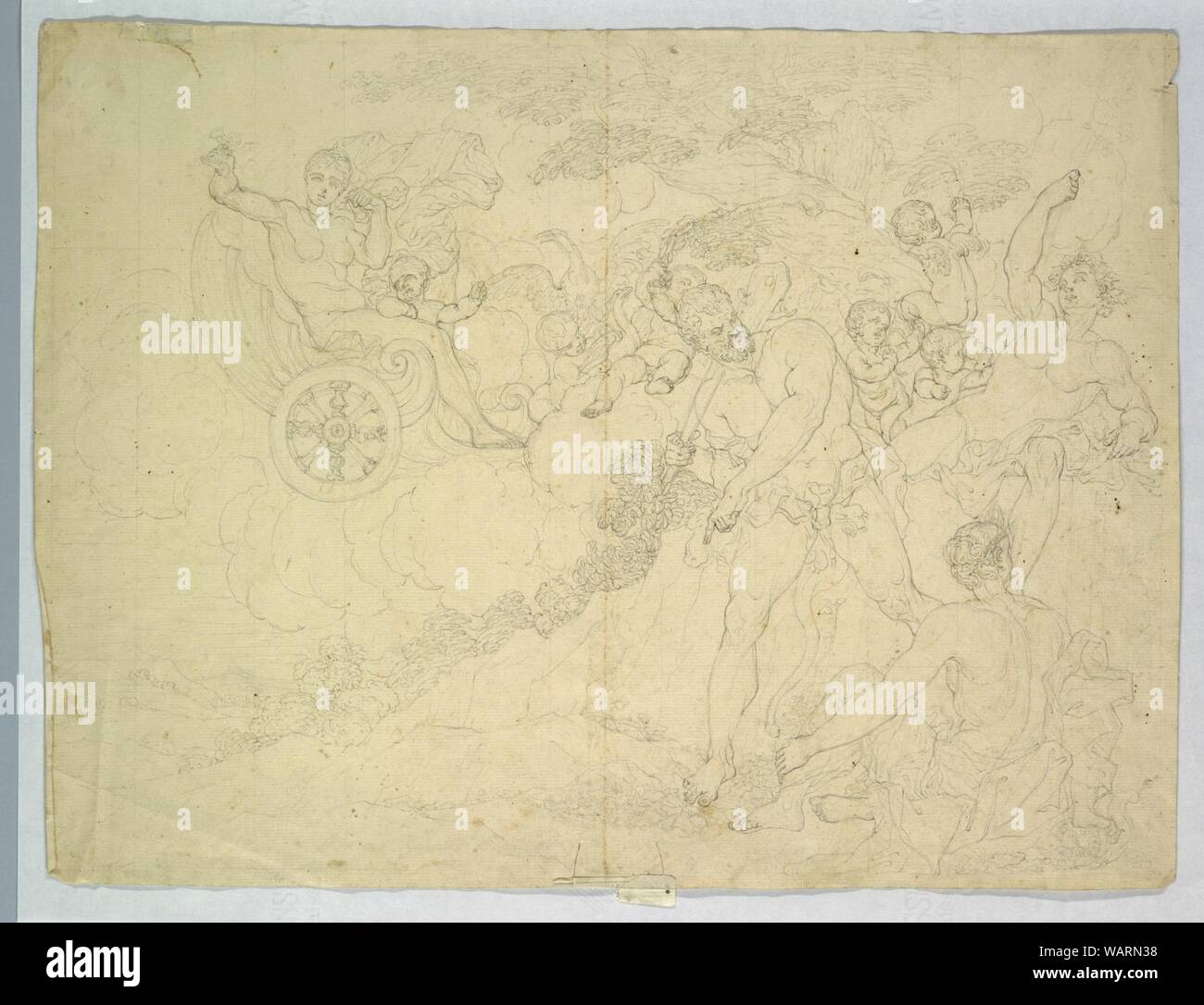 Drawing, Mythological Scene, 18th–19th century Stock Photo - Alamy