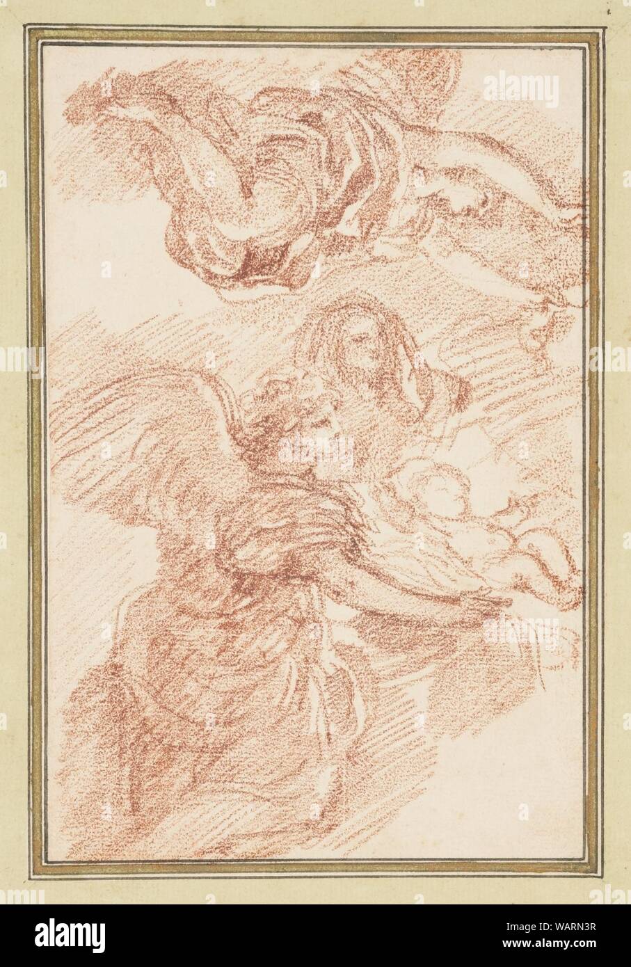 Drawing, Nativity scene with angels, ca. 1759–70 Stock Photo - Alamy