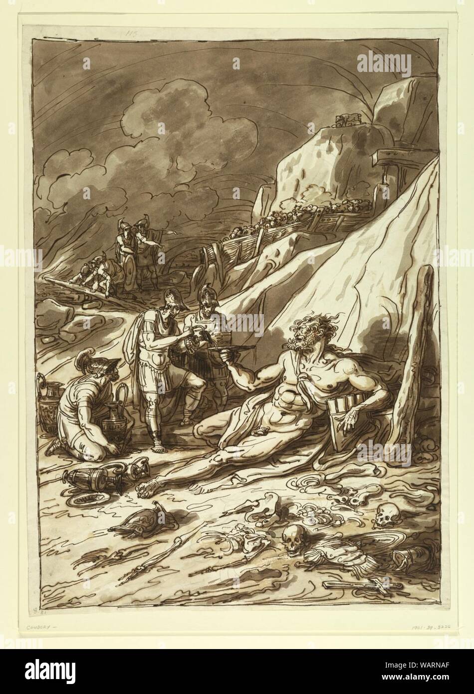 Drawing, Odysseus and the Greeks i Stock Photo - Alamy