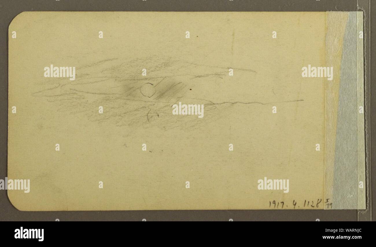 Drawing, Orizaba; Verso- Sky, 1889 Stock Photo - Alamy
