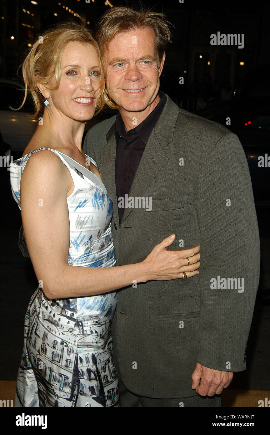 Felicity Huffman and husband William H. Macy at the Los Angeles ...