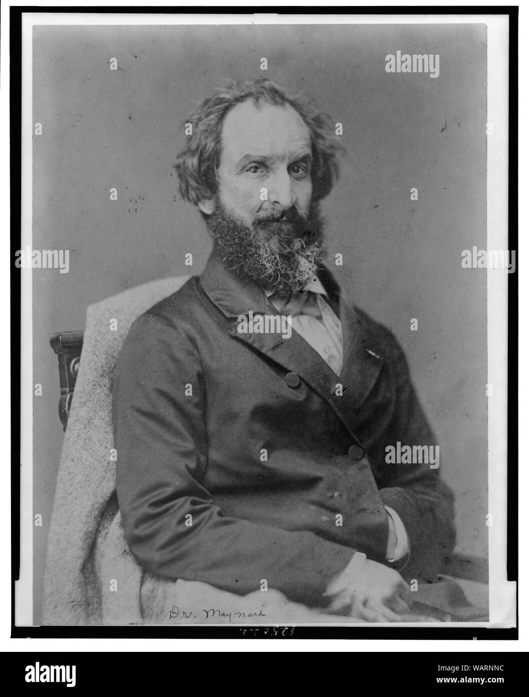 Dr. Edward Maynard, half-length portrait, seated, facing slightly right ...