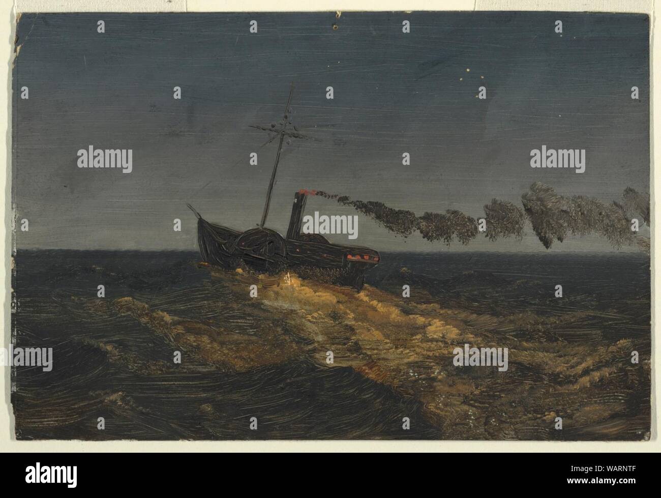 Paddle steamer drawing hi-res stock photography and images - Alamy