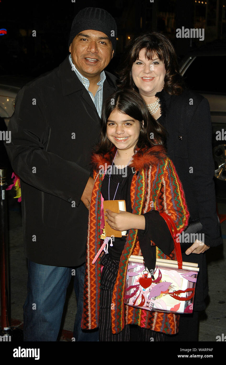 George Lopez, Wife Ann and Daughter Mayan at the Los Angeles Premiere ...