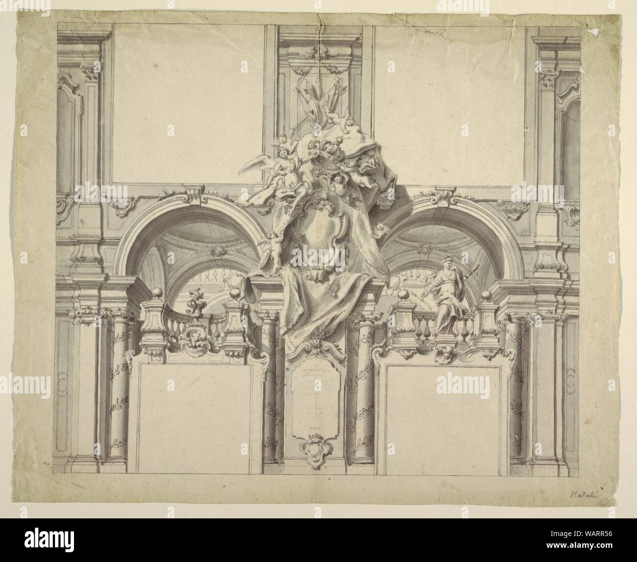 Drawing cartouche hi-res stock photography and images - Alamy