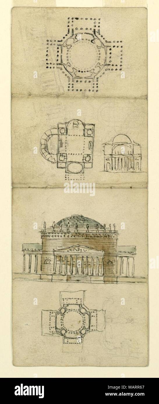 Drawing, Palladian Designs, 1600–1900 Stock Photo - Alamy