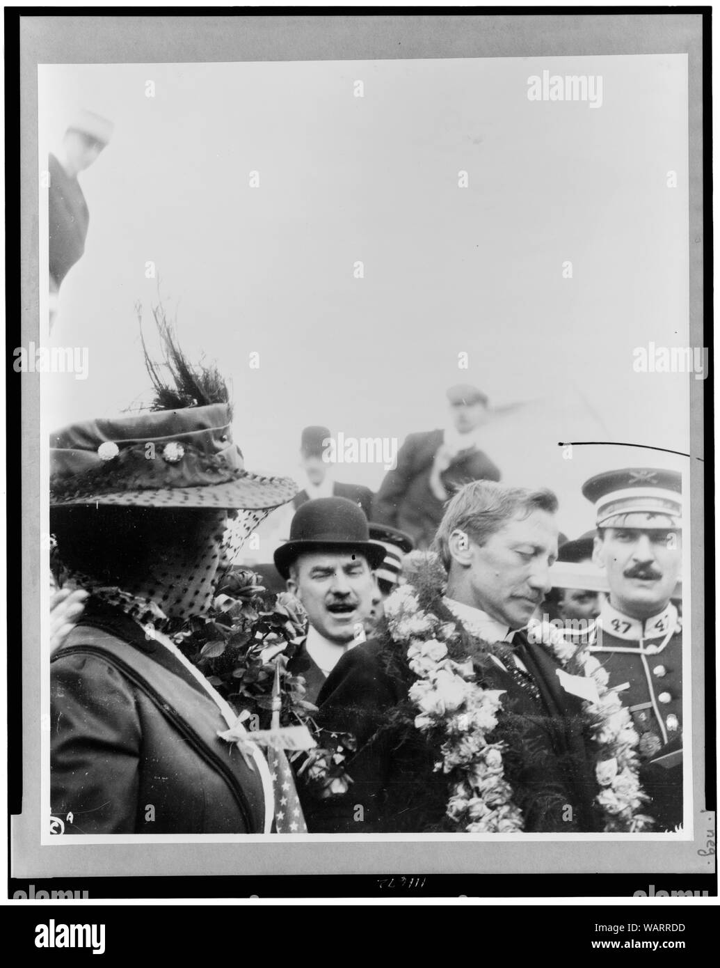 Dr. Frederick A. Cook and wife on ship, Grand Republic, head-and ...