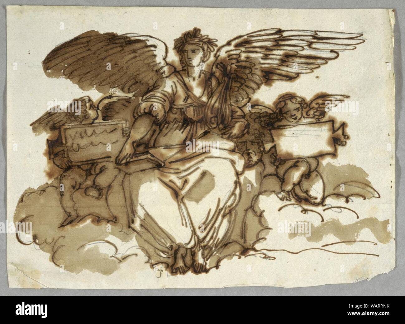 Drawing, Poetry, after Raphael Sanzio, ca. 1820 Stock Photo - Alamy