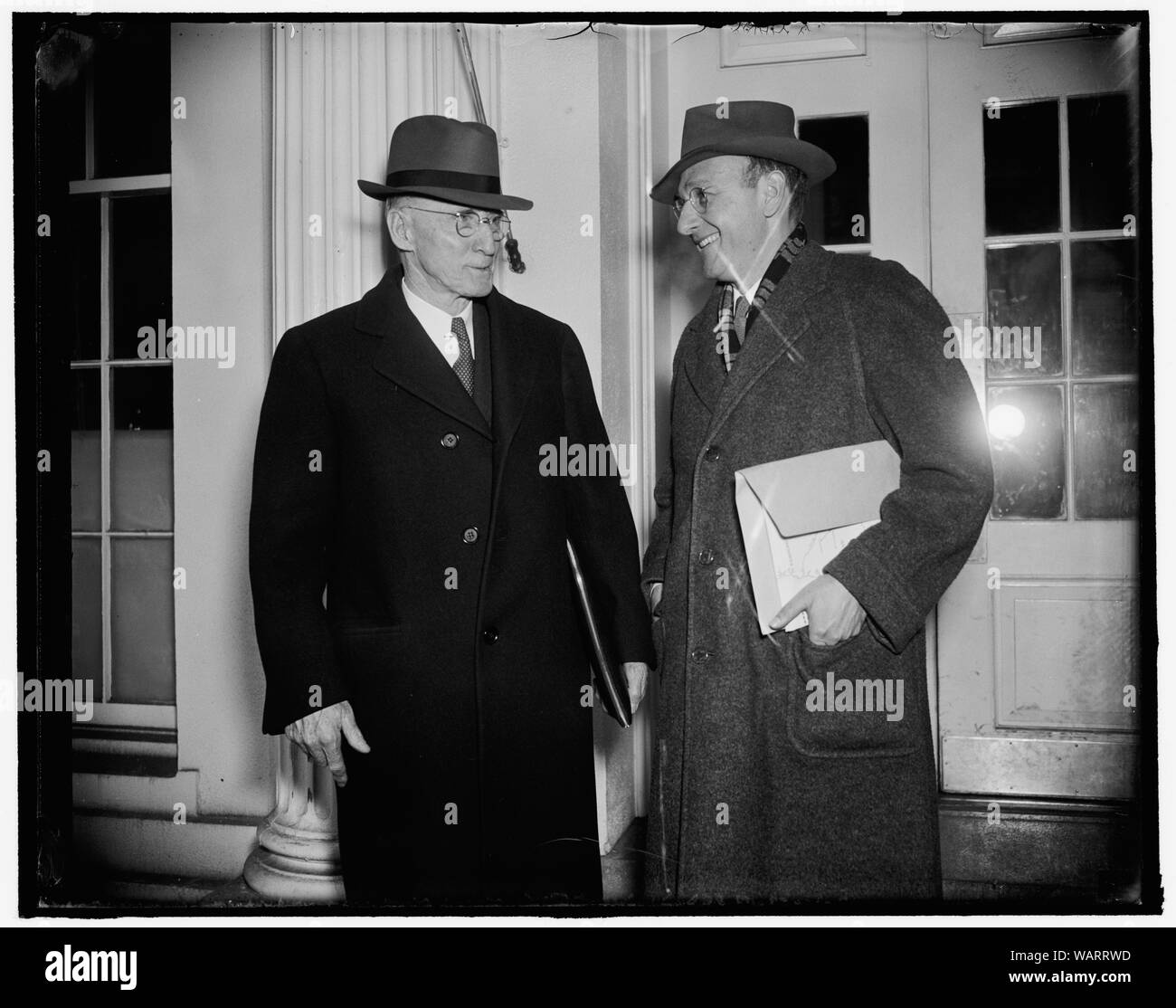 Dr. Harecourt Morgan, left, vice chairman of T.V.A. David K. Lilienthal ...