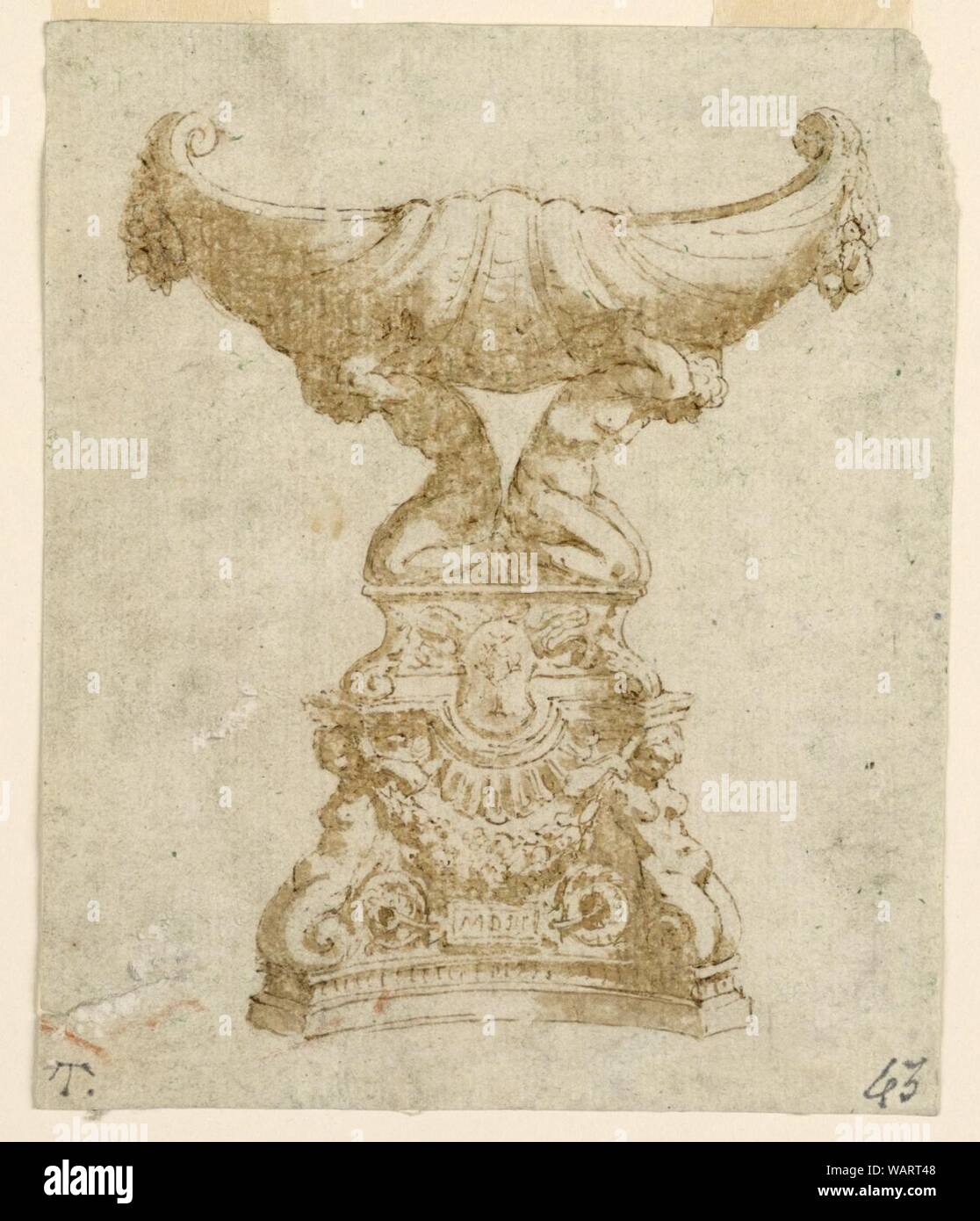 Drawing, Project- A Hand Bell, 1800–1850 Stock Photo - Alamy