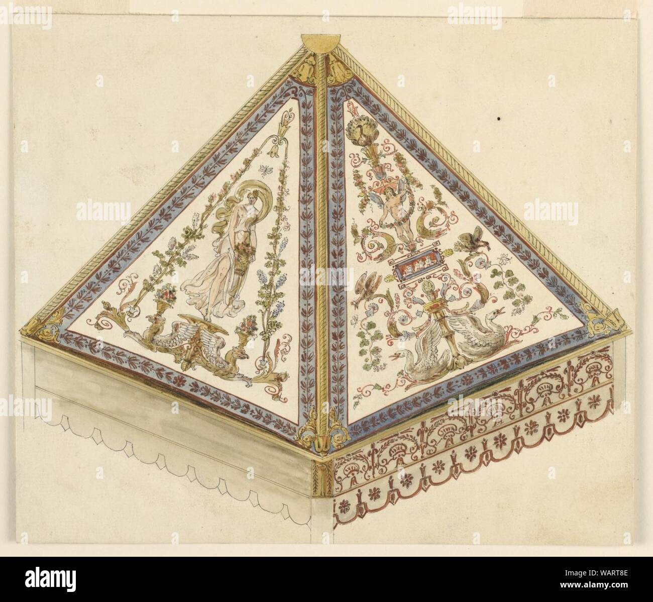 Drawing, Project for a Canopy, ca. 1785 Stock Photo - Alamy
